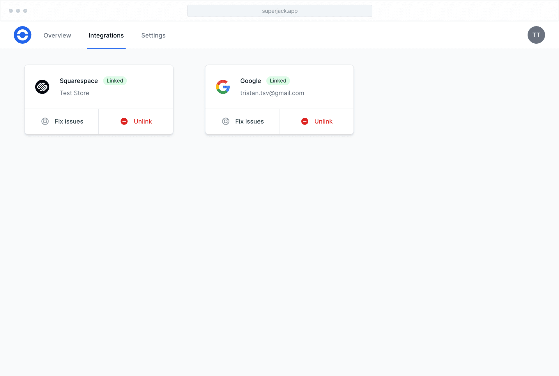 SuperJack | Automatically Sync Squarespace Orders to Sheets